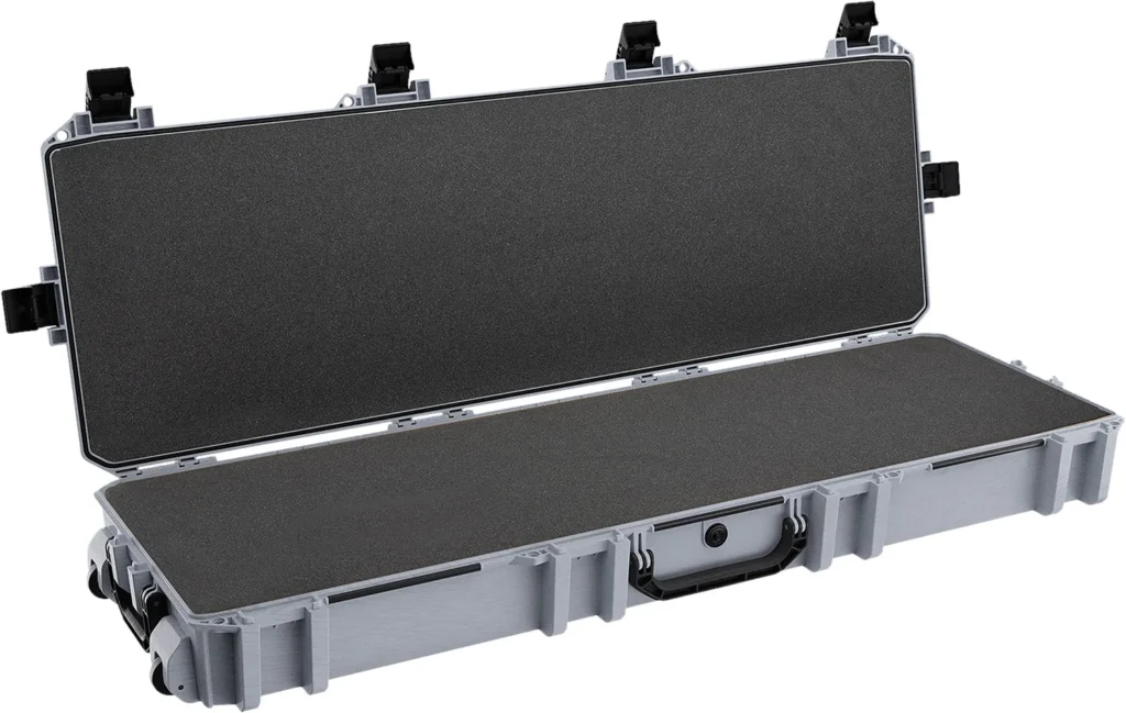 Pelican VCV8000000GRY Vault Double Rifle Case 53" Gray Polyethylene ...