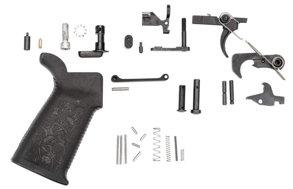 Spikes Tactical SLPK101 Lower Parts Kit Multi-Caliber Black Oxide ...