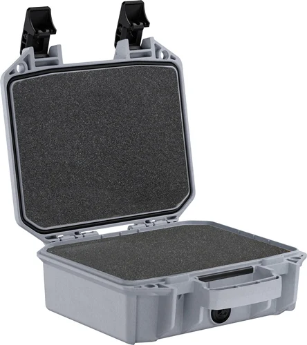 PELICAN VAULT SMALL PISTOL - CASE W/ FOAM GHOST GRAY - Elevated Arms LLC