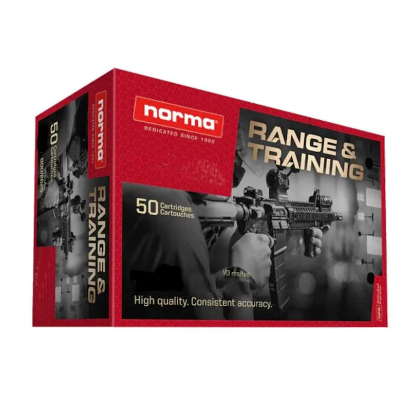 Norma Range & Training Rifle Ammunition .300 Blackout 147gr FMJ 20/ct ...